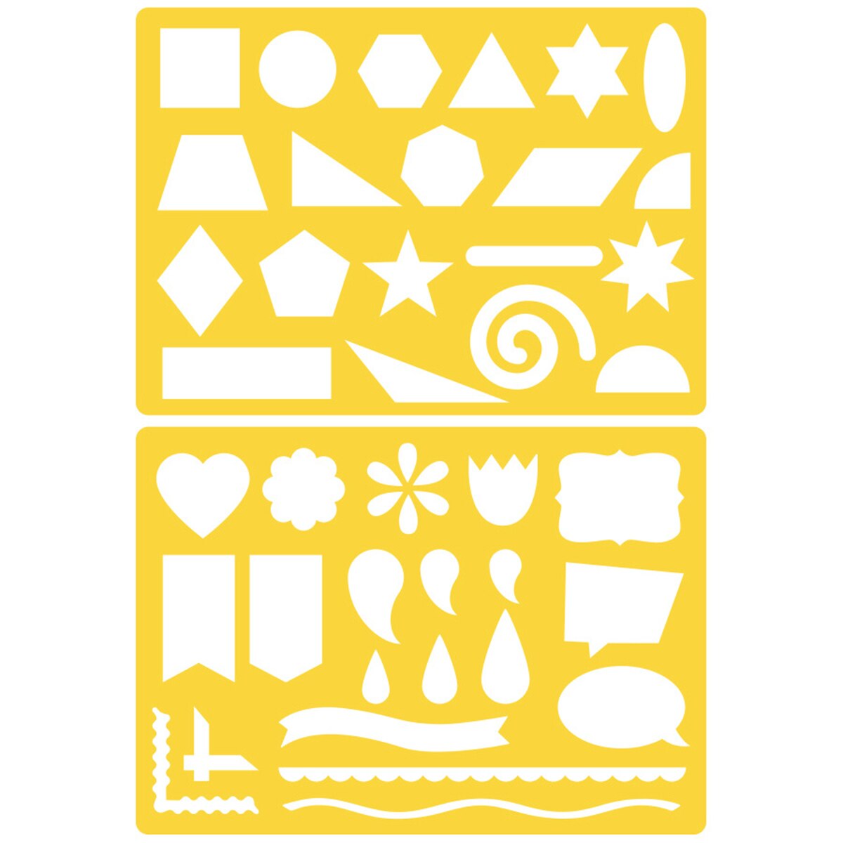 20pcs Drawing Stencil Set Plastic Art Drawing Temp... – Vicedeal