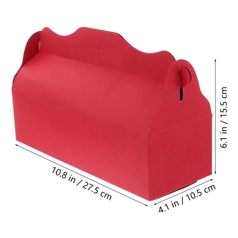 6Pcs Cake Packaging Boxes Rectangle Food Packing B... – Grandado