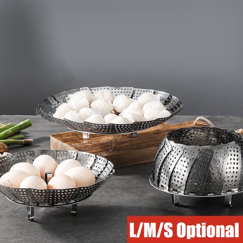 Stainless Steel Folding Dish Steam Heatproof Plate... – Vicedeal