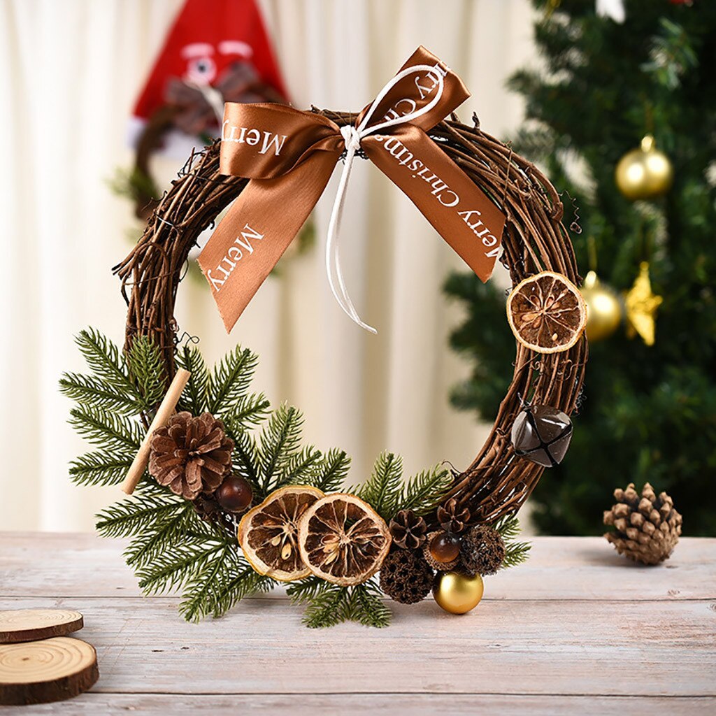 12 Inch Wreath Christmas Wreath For Front Door 12 Inches Door Wreath ...