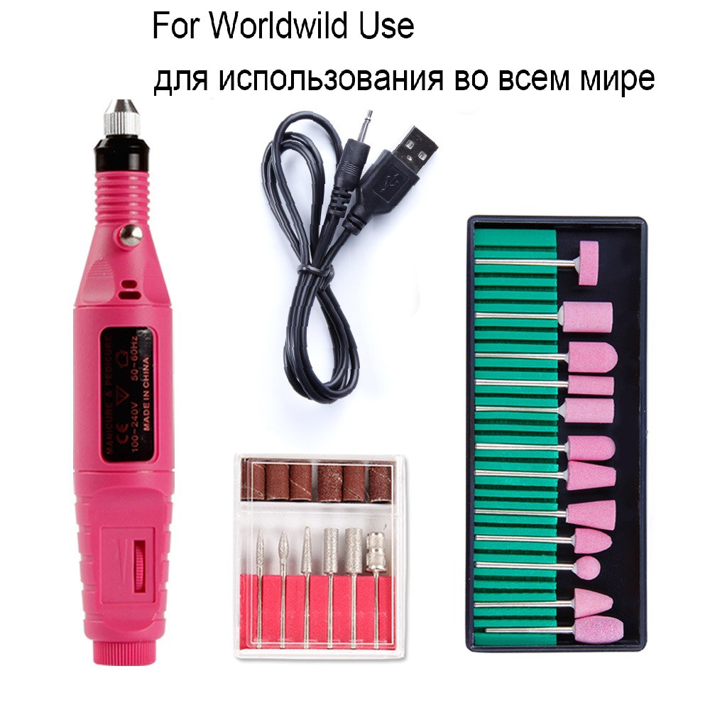 Electric Apparatus for Manicure Nail Drill Bits 12... – Grandado