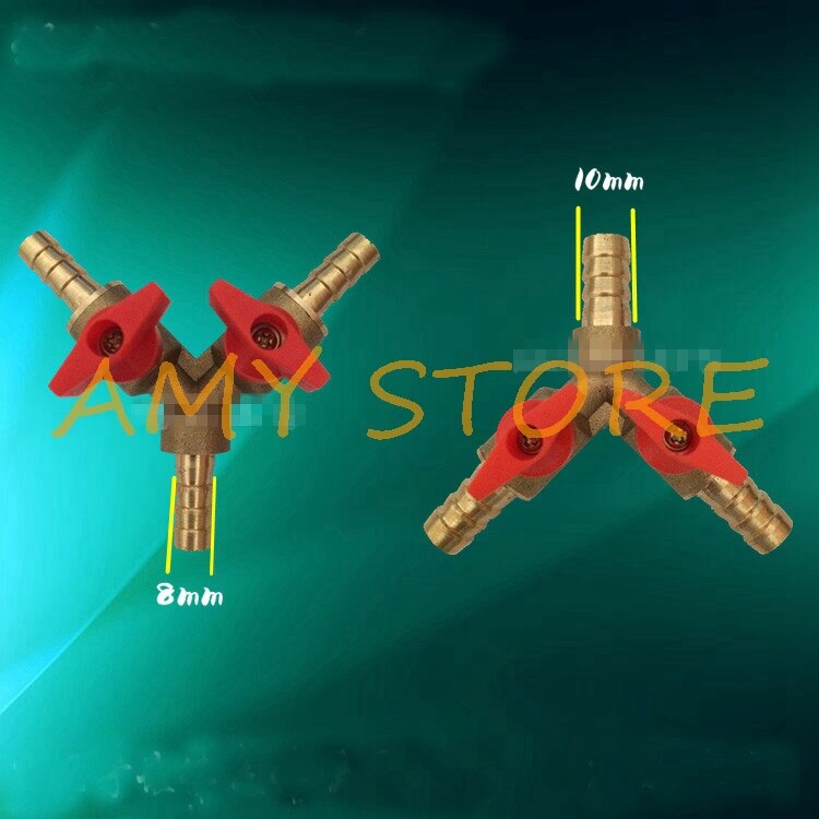 1) Y Type Equal Hose Barb Three Forks 8mm10mm Conn... – Vicedeal