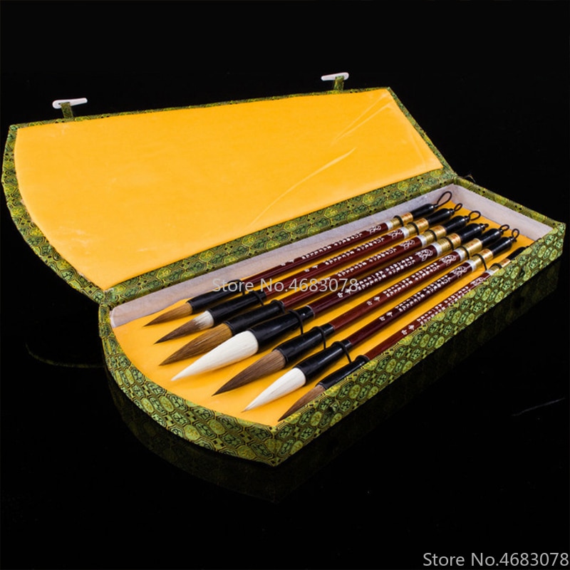 7pcs/lot Chinese calligraphy brush pen set weasel ... – Grandado