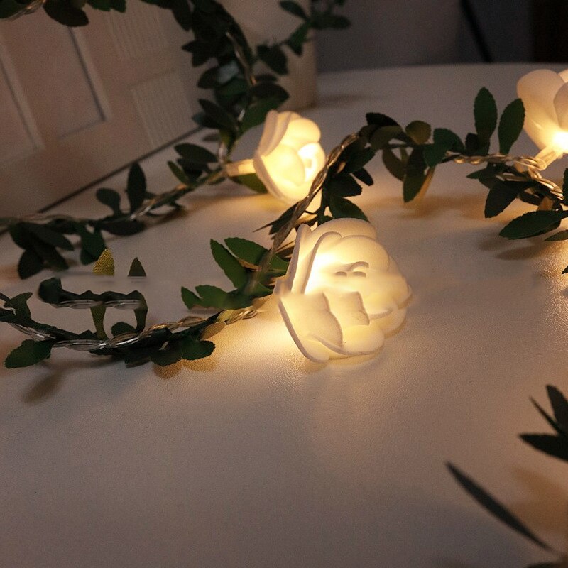 LED Rose Flower String Lights Romantic Flower Rose... – Vicedeal