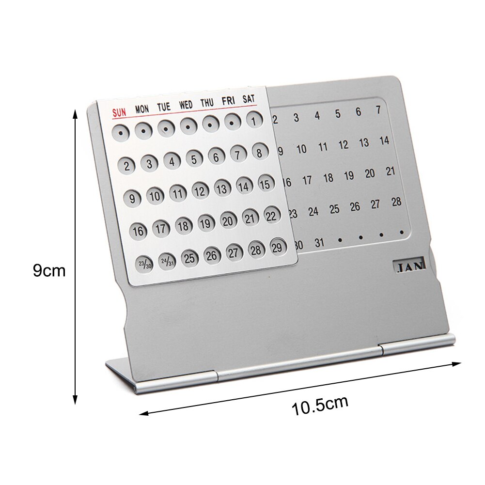 Adjustable Super Perpetual Calendar Desktop Office... – Grandado