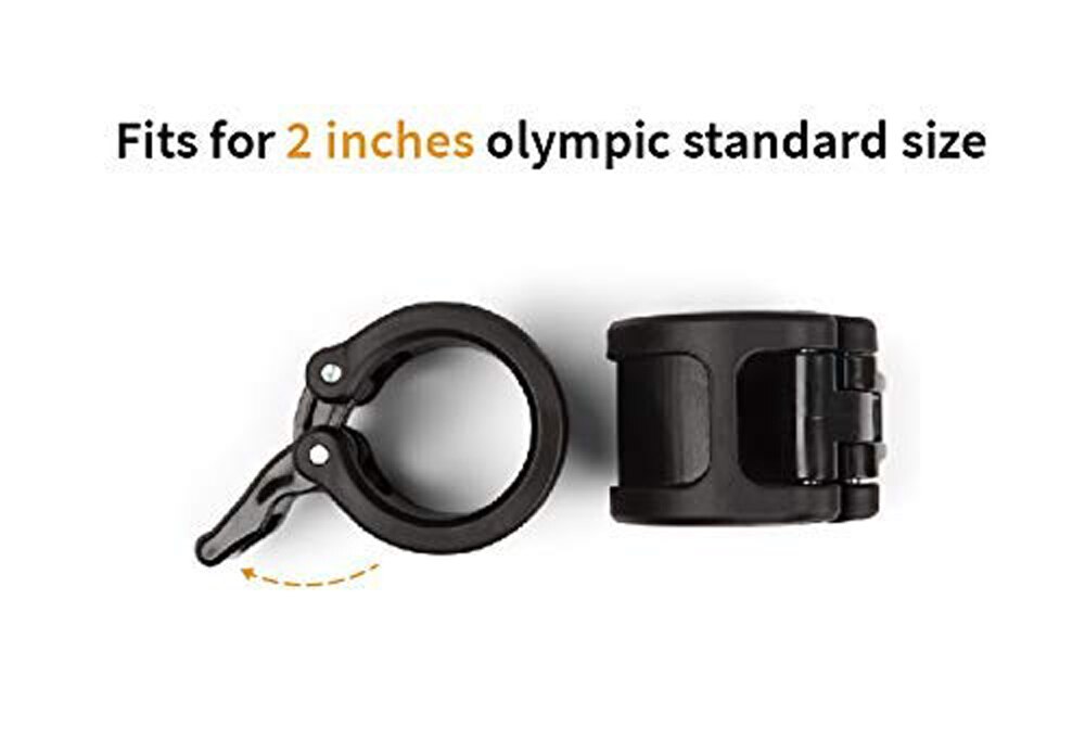 Quick release lock 2 "Olympic size barbell clampin... – Grandado