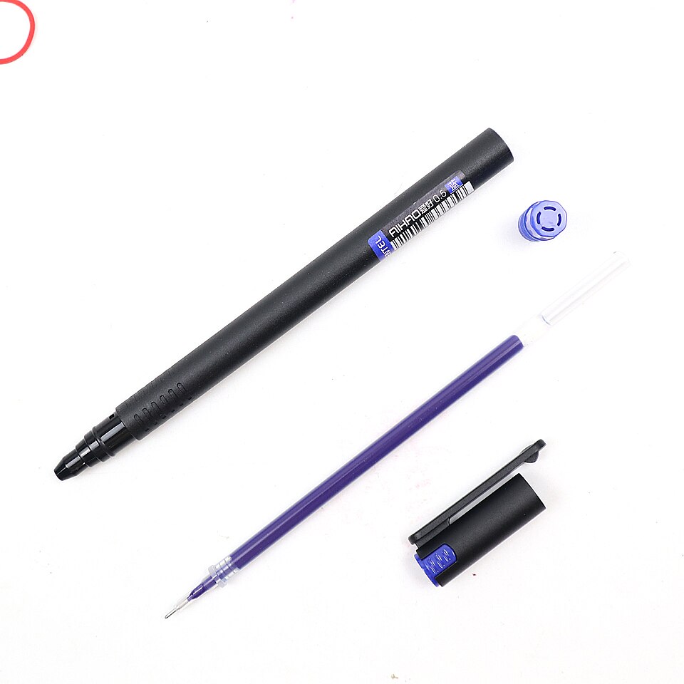 6 teile/los Überlegene Gel Stifte Schwarz Blau & R... – Vicedeal