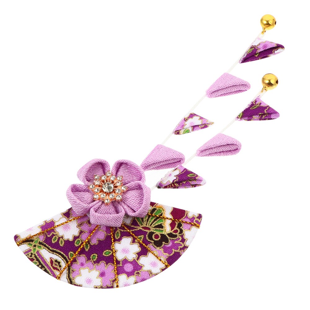 1pc Japanese Kimono Sakura Tassel Hair Clip Kimono... – Grandado