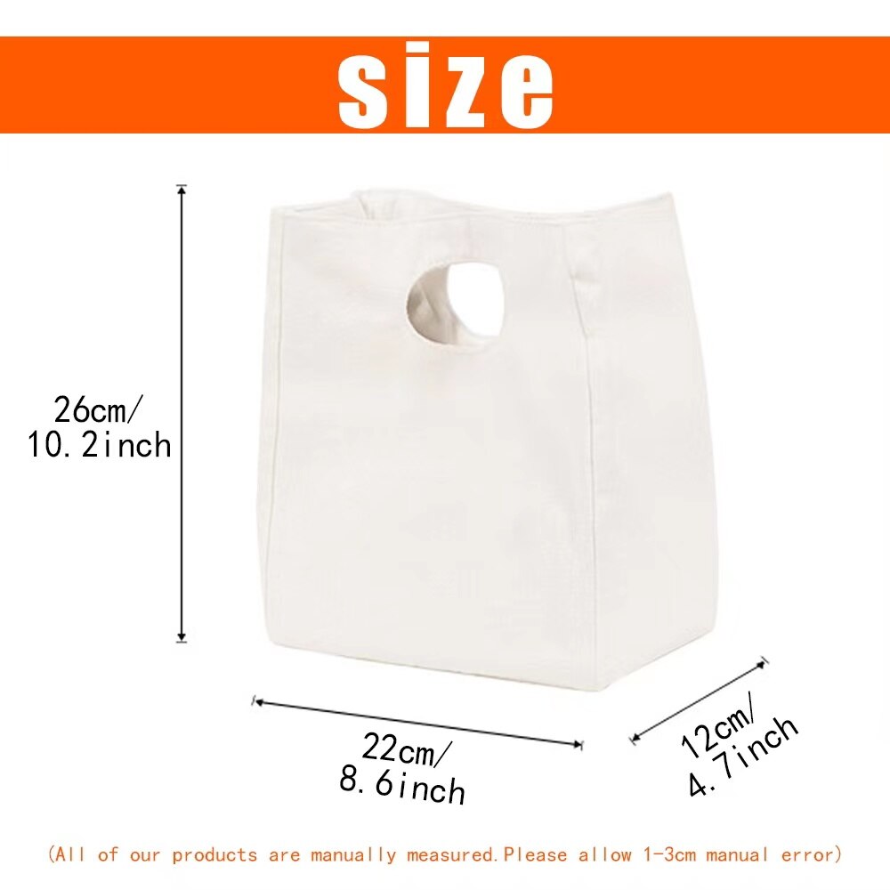 Moda tote lona organizador saco de almoço térmico ... – Grandado