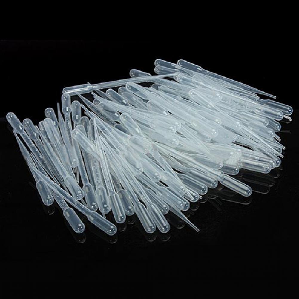 100 Pcs 3ml Disposable Plastic Eye Dropper Set Tra... – Grandado