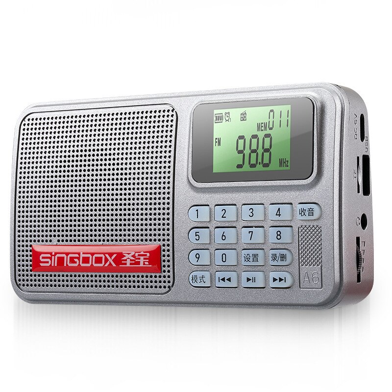 Mini FM Radio Bluetooth 5.0 Hi-Fi Music Player wit... – Grandado