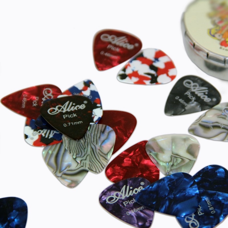 12 stk alice akustiske elektriske guitar picks ple... – Grandado