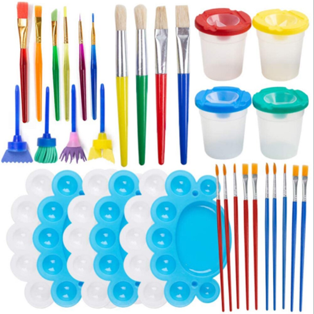 34 piece painting kit paint supplies including pai... – Grandado