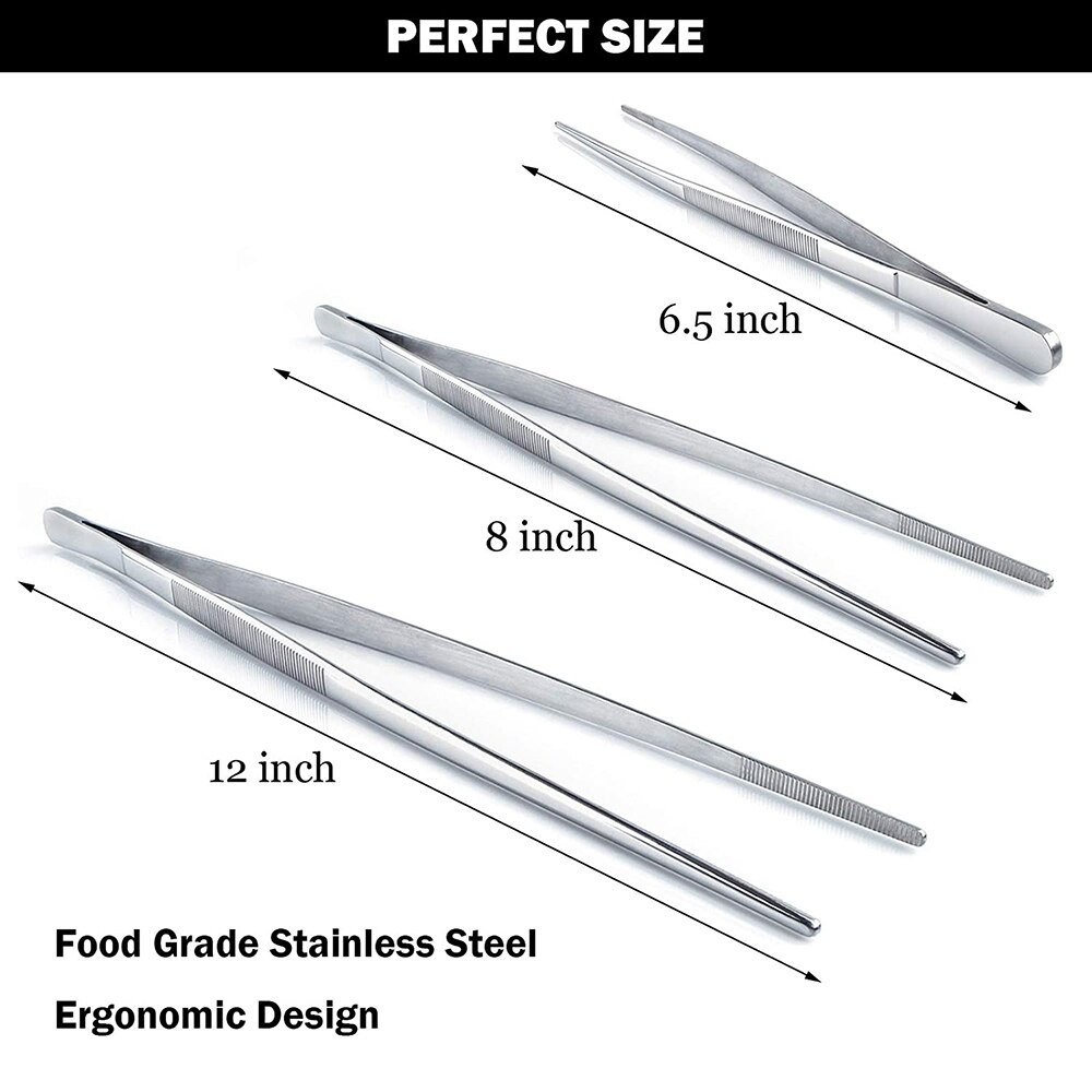 Tang Voor Koken Rvs Keuken Tang Koken Tang Lange K... – Vicedeal