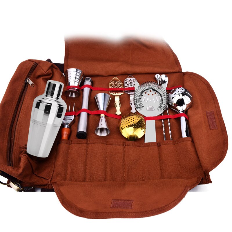 Toolkit Bartender Tool Kit Gold Shaker Whiskey Coc... – Vicedeal
