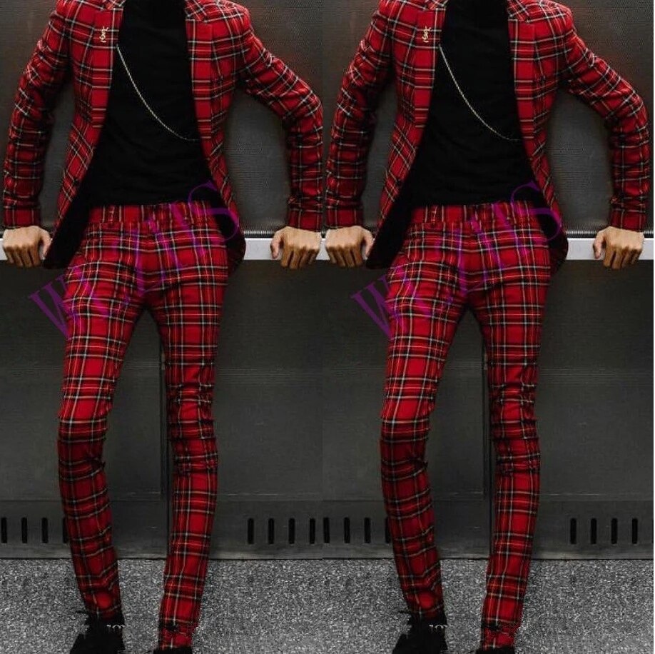 2022 Formal Handsome Groomsmen Notch Lapel Groom T... – Grandado