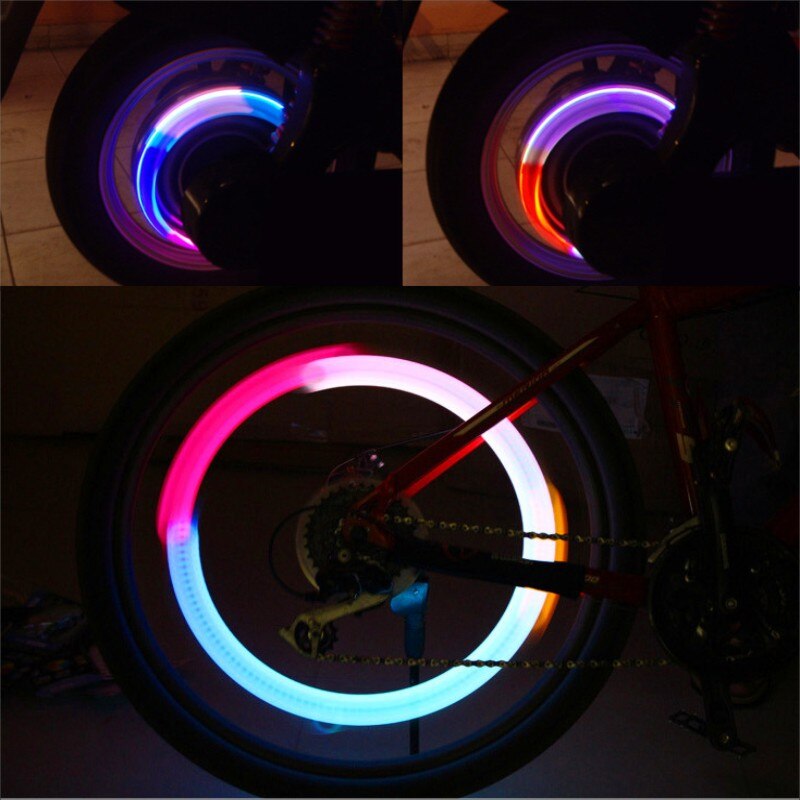 The wheel tyre light strobe light colorful LED veh... – Vicedeal