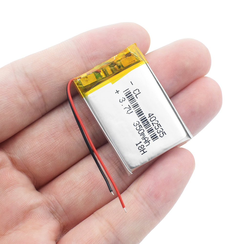 3.7V polymer lithium battery 402535 350Mah Recharg... – Grandado