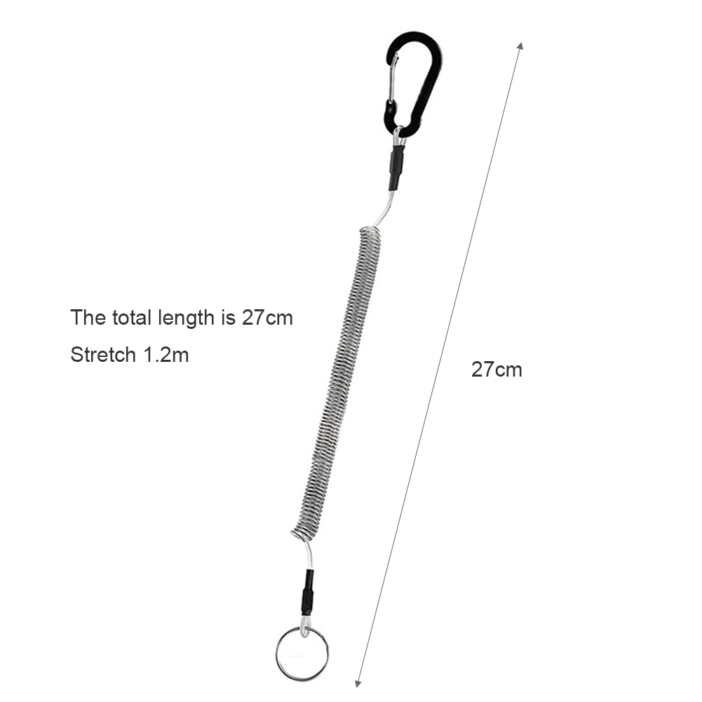 Fishing Missed Rope 1.2m Key Lanyard Chain Elastic... – Grandado