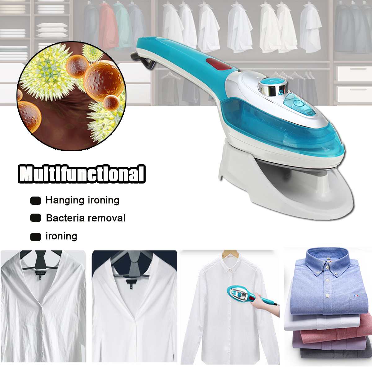 220V 1000W Portable Garment Steamers Handheld Mini... – Grandado