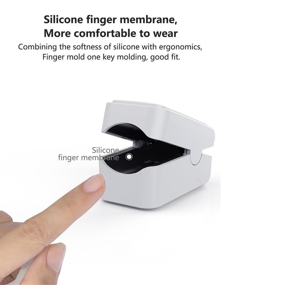 Fingertip Pulse Oximeter Heart Rate Monitor with L... – Grandado