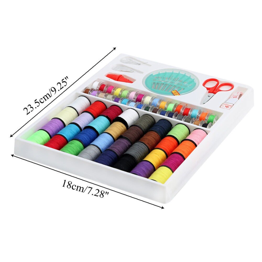 Y142 100pcs Sewing Kit Measure Scissor Thimble Thr... – Vicedeal