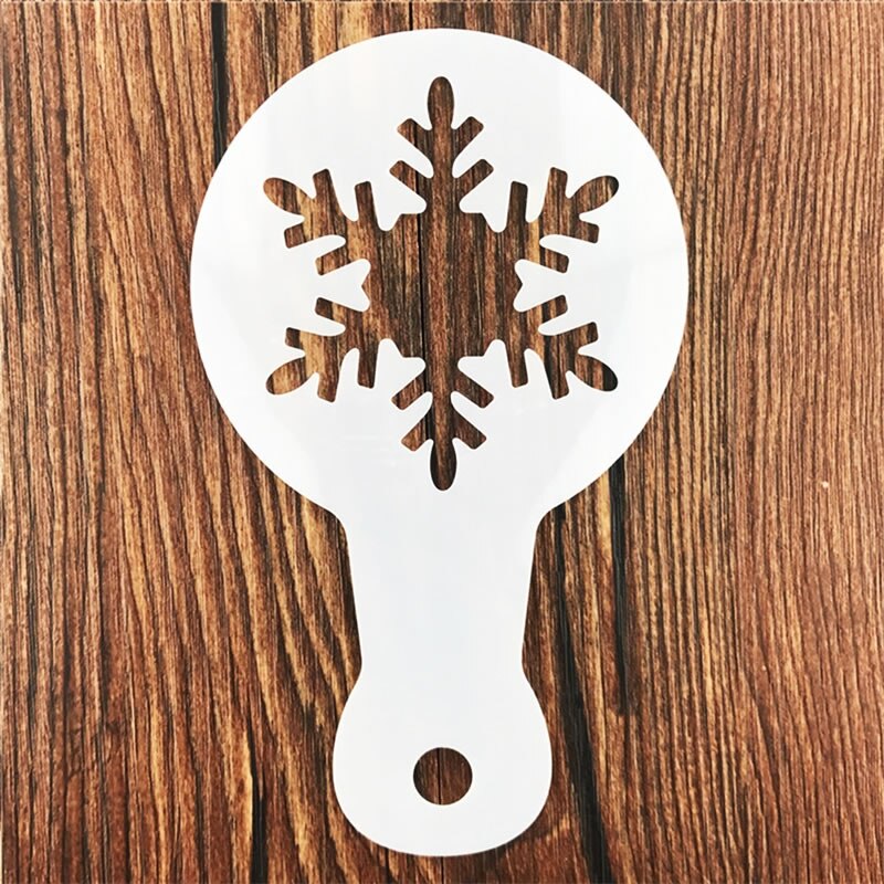OBR 6pcs Christmas Themed Coffee Decorating Stenci... – Vicedeal