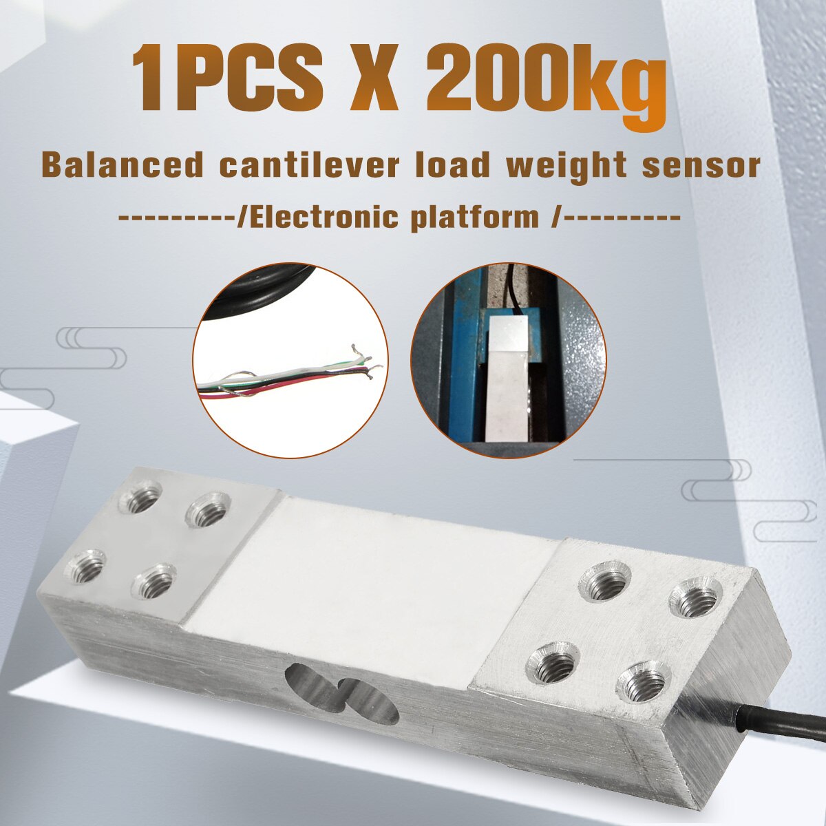 200kg Digital Load Cell Weight Sensor Portable Ele Grandado