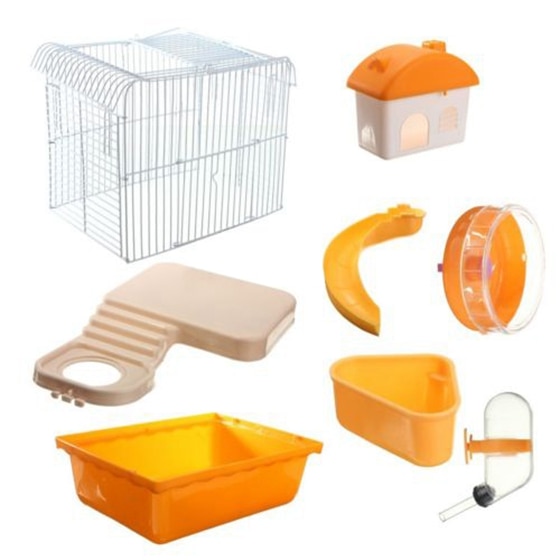 Hamster Gerbil Mouse Small Pet Cage 2 Storey Level... – Grandado