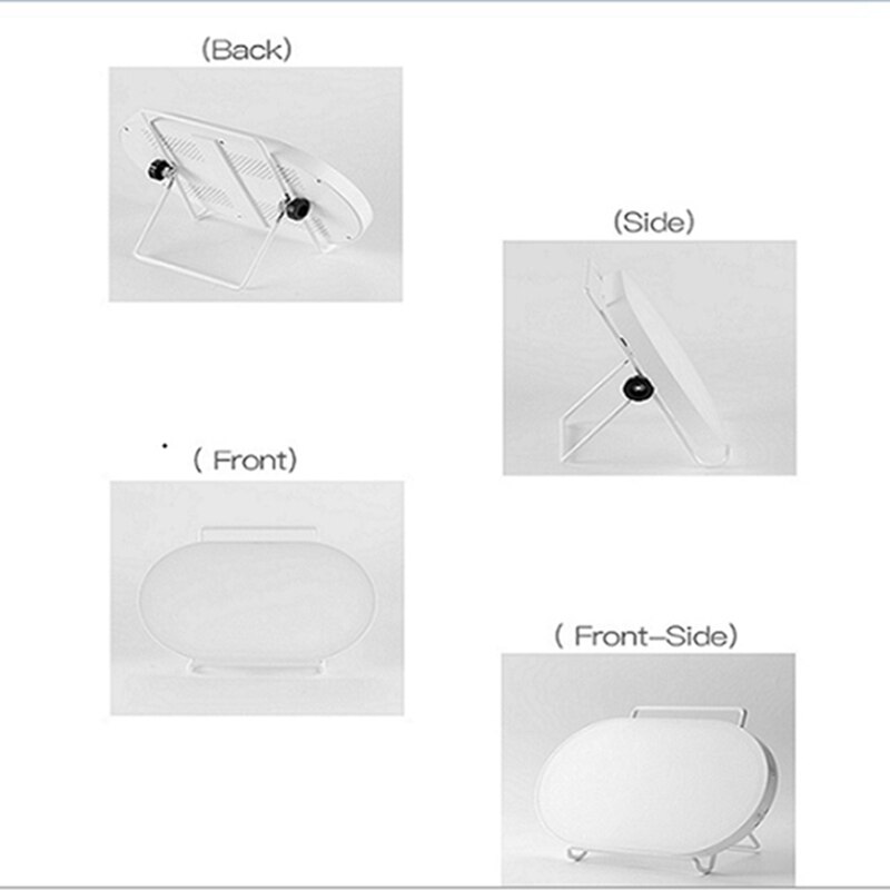 Oval White SAD Therapy Lamp 3 Modes Seasonal Affec... – Grandado