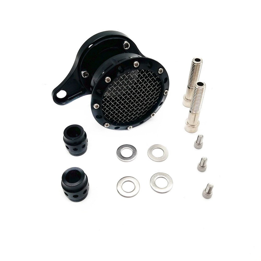 Motorcycle Black Velocity Stack Air Cleaner Intake... – Grandado