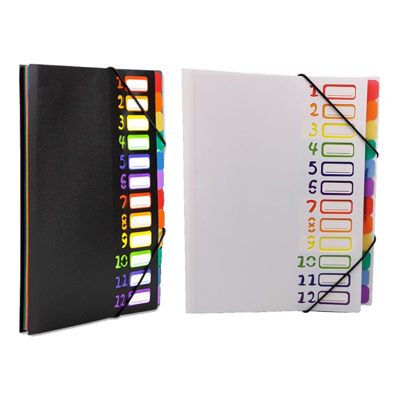 12 In Multi-Page Classification Folder Holder Stor... – Grandado