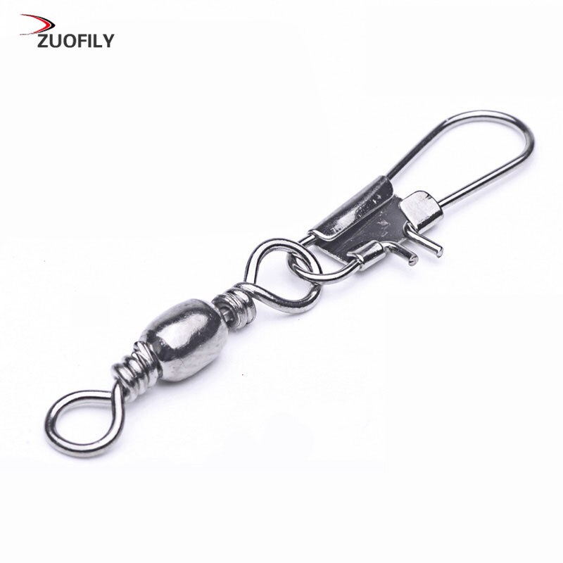 50pcs Stainless Steel Fishing Swivel Snap Ball Bea... – Grandado