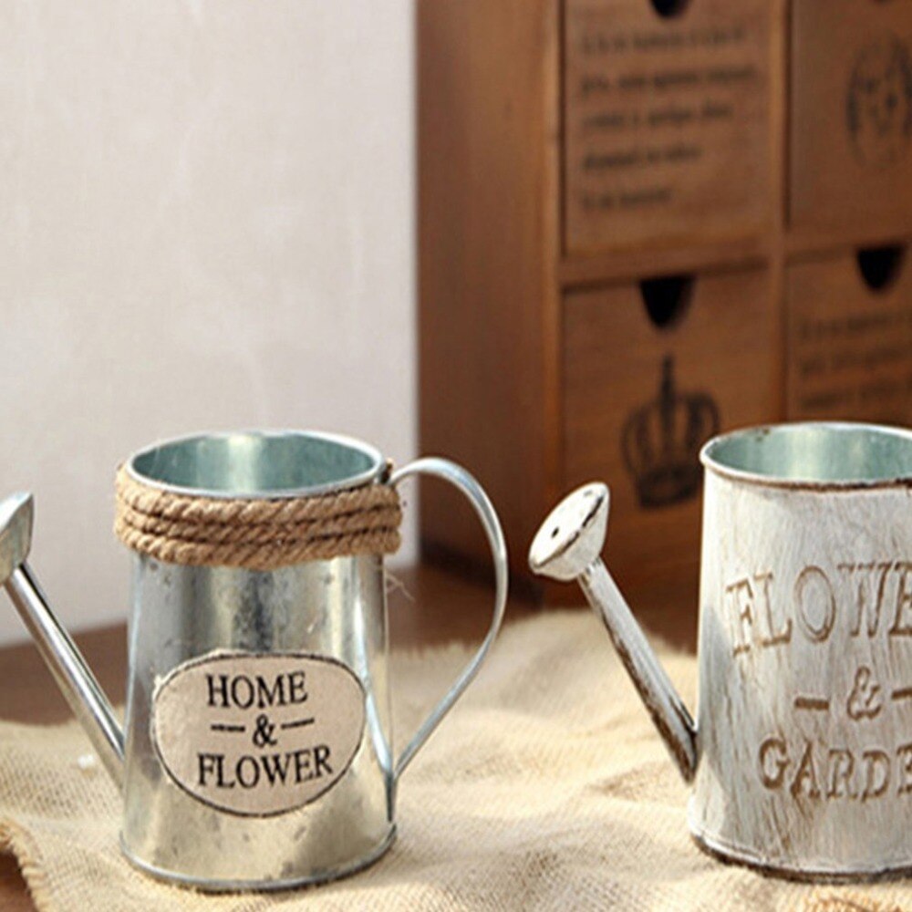 Unieke Ijzer Combinatie Potten Planter Mand Vaas B... – Vicedeal