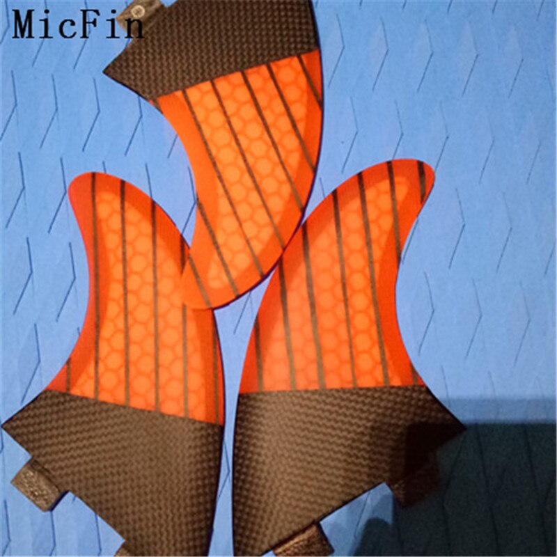 Micfin red Honeycomb Fins fiberglass Surfboard fin... – Grandado