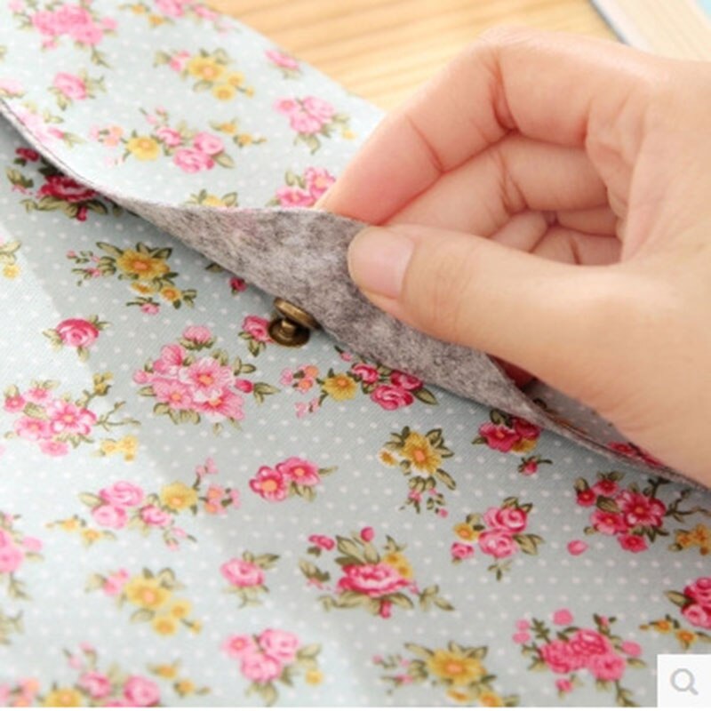 A4 Snap Folder File Bag Floral Portfolio Felt File... – Vicedeal