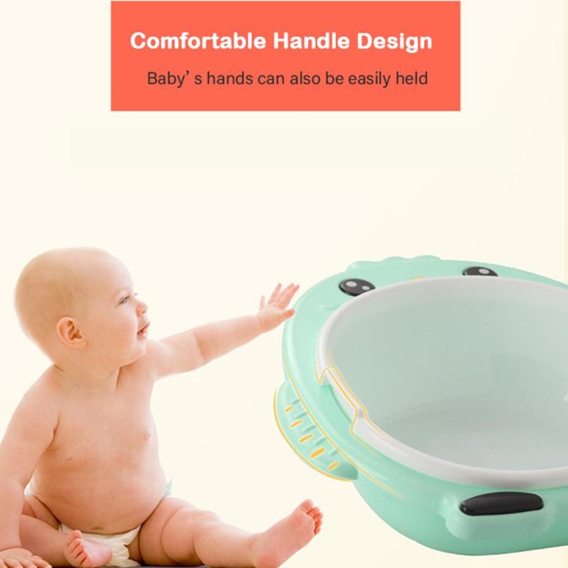 2 in 1 Cartoon Portable Baby Face Basin Kids Plast... – Grandado