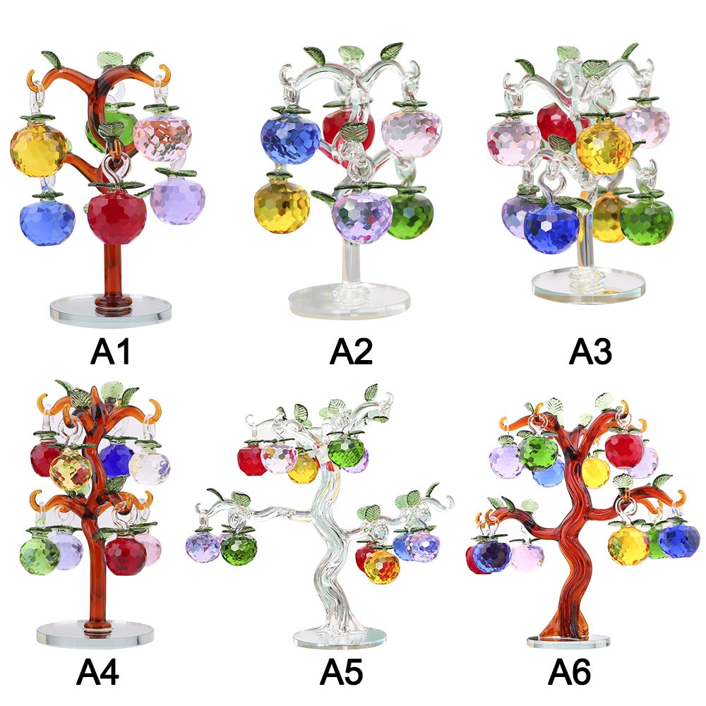 DIY Christmas Crystal Apple Tree Decoration Apples... – Vicedeal