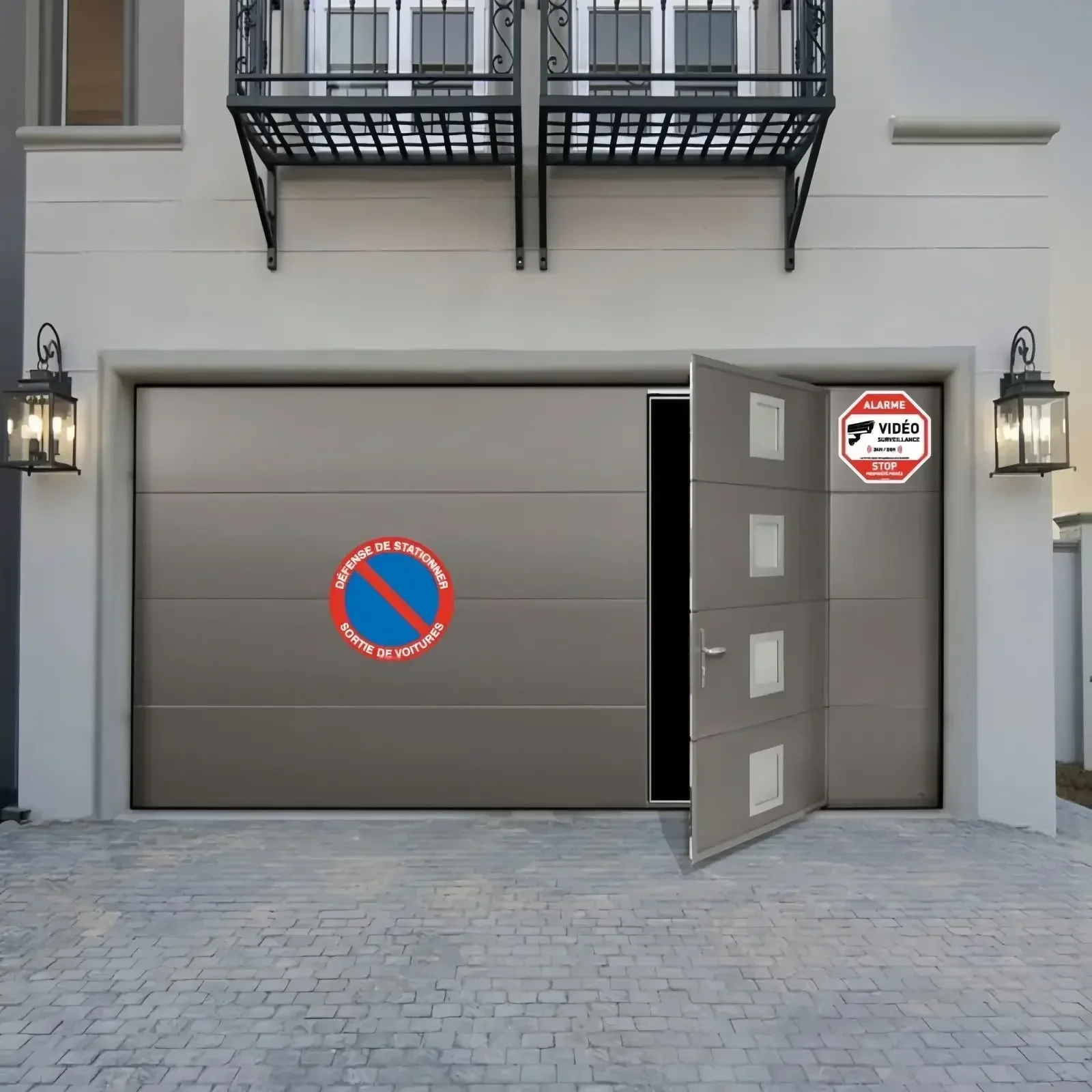 No sign Road Metal Sign,Video Alarm,Prohibited Acc... – Grandado