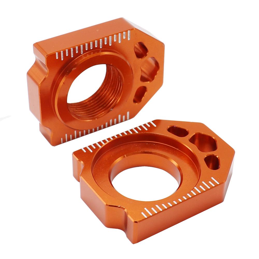 CNC Aluminum Rear Chain Axle Blocks For KT 125 200... – Grandado