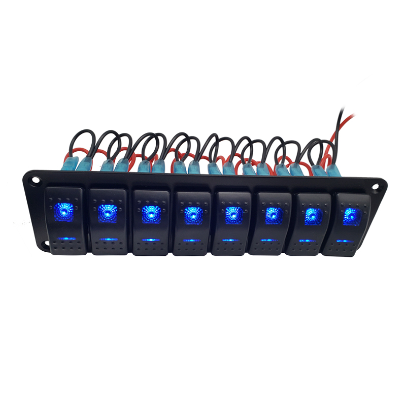 2-8 Gang Switch Panel For Marine Boat Caravan RV U... – Grandado