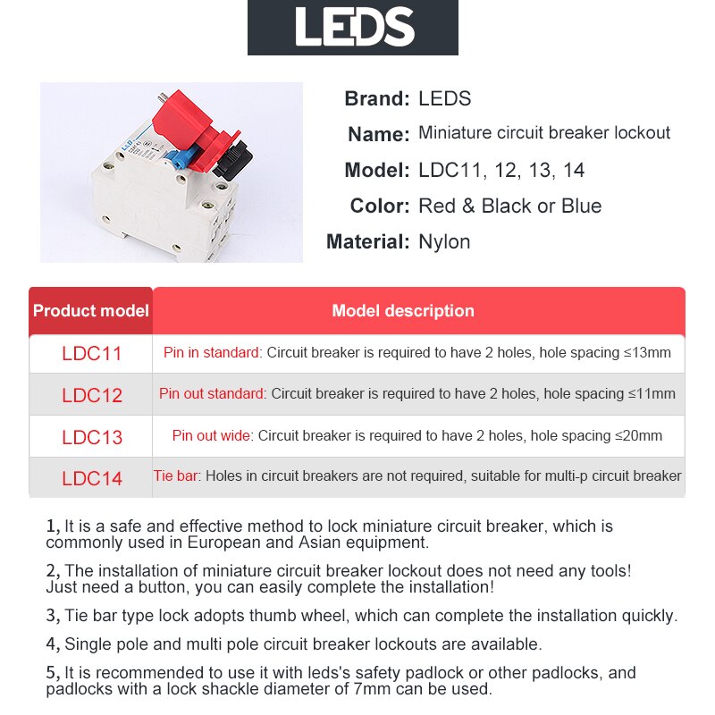 Circuit Breaker Lock Miniature Electrical Air Brea... – Grandado