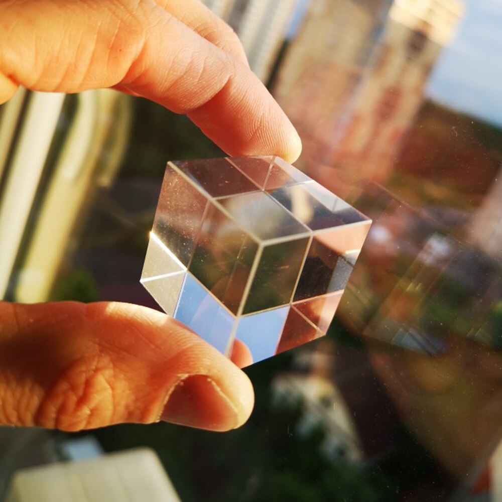 40mm Transparent Crystal Cube Lens For Optical Pri... – Grandado