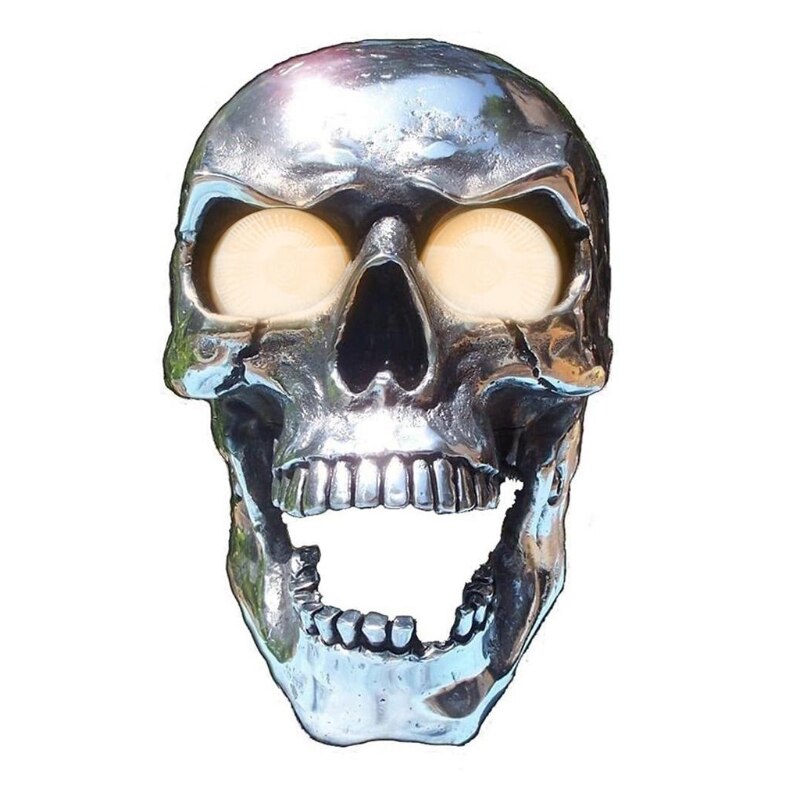 Retro Schedel Vormige Led Koplamp Unieke Motorfiet... – Vicedeal