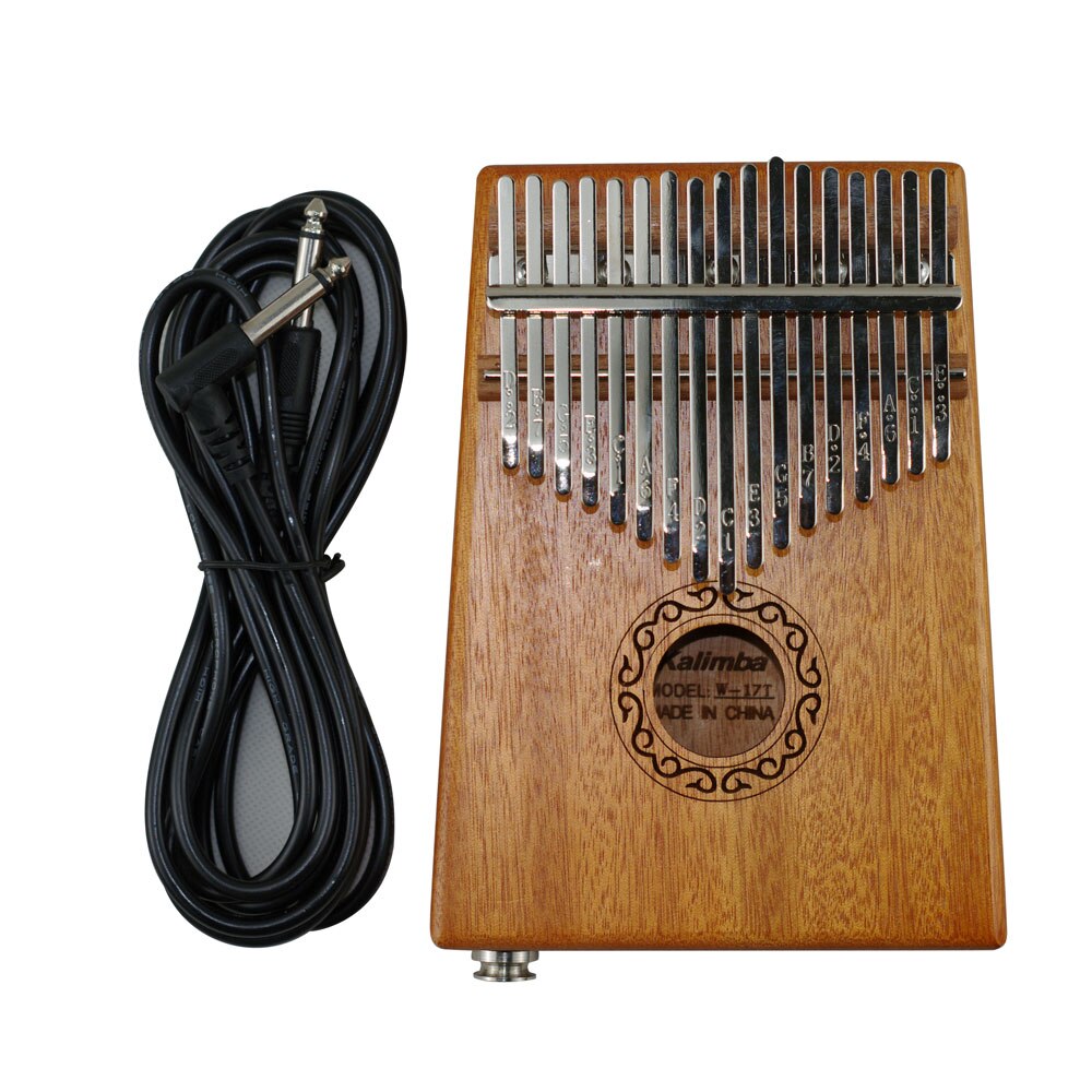 17 Keys Electric Kalimba African Solid Mahogany Th... – Vicedeal