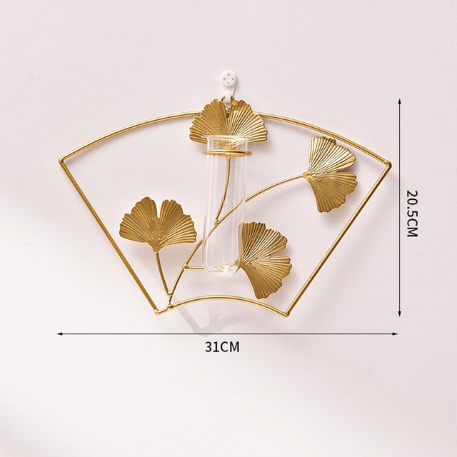 Muur Ginkgo Biloba Met Reageerbuis Wanddecoratie H... – Vicedeal