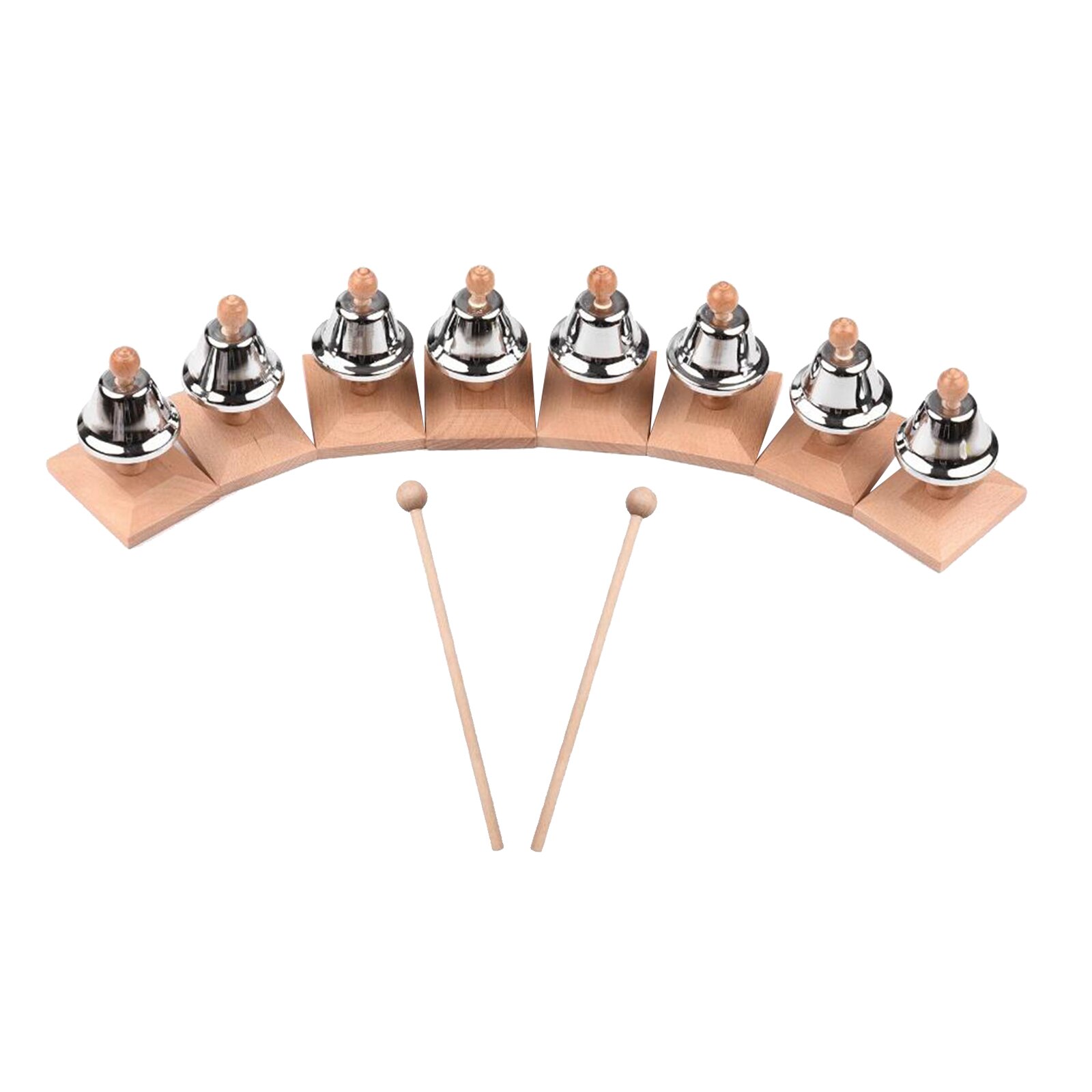 8 Notes Diatonic Hand Bells Education Percussion I... – Vicedeal