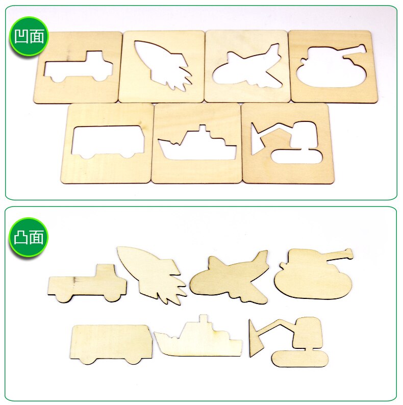 Unisex Drawing Toys Set Wood Children's Drawin... – Grandado