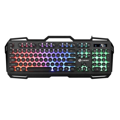 Metal Panel Mechanical Gaming Wired Keyboard With ... – Grandado