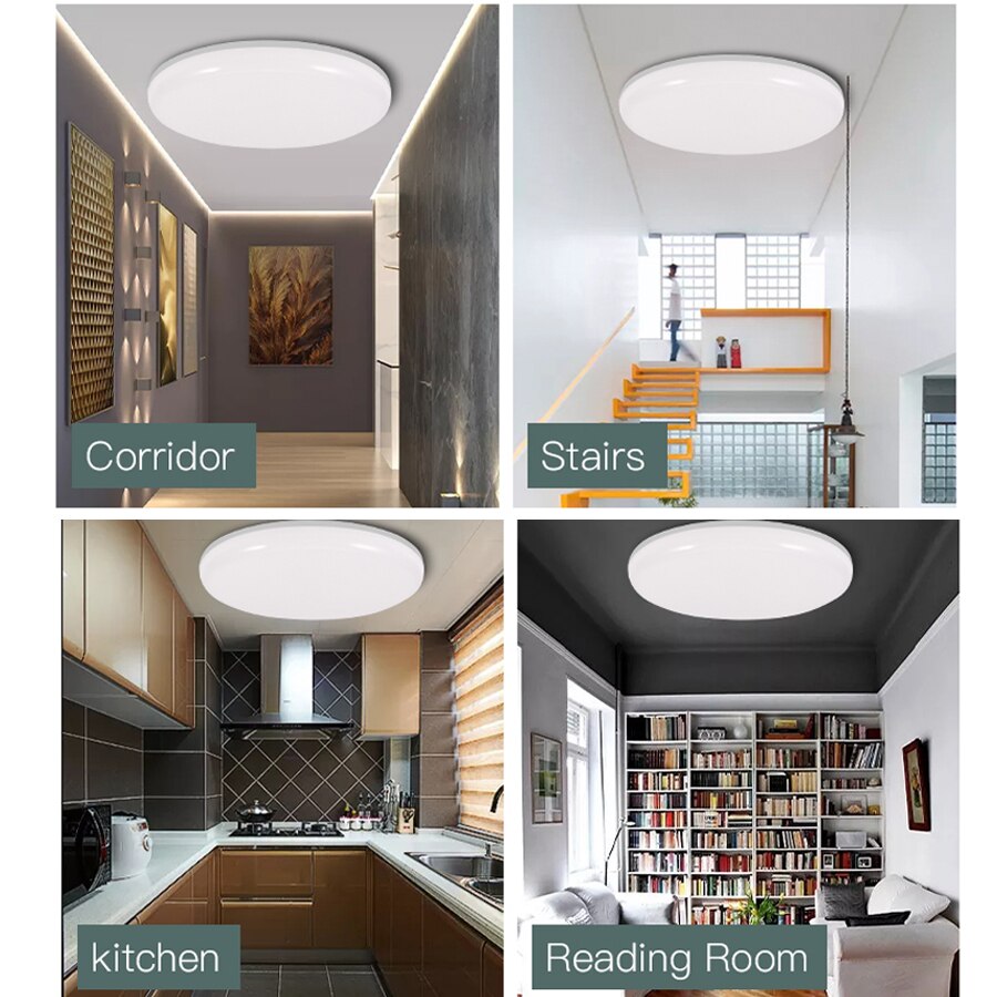 Led Ceiling Light 50W 30W 20W 15W 12W LED Panel La... – Vicedeal